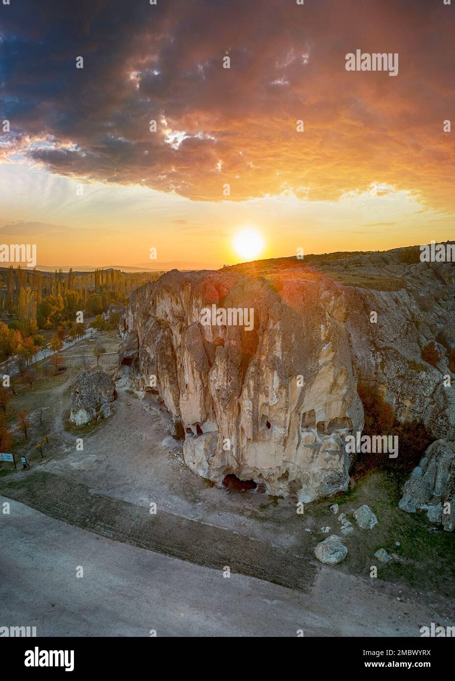 Drone view to the Phrygian valley Stock Photo - Alamy