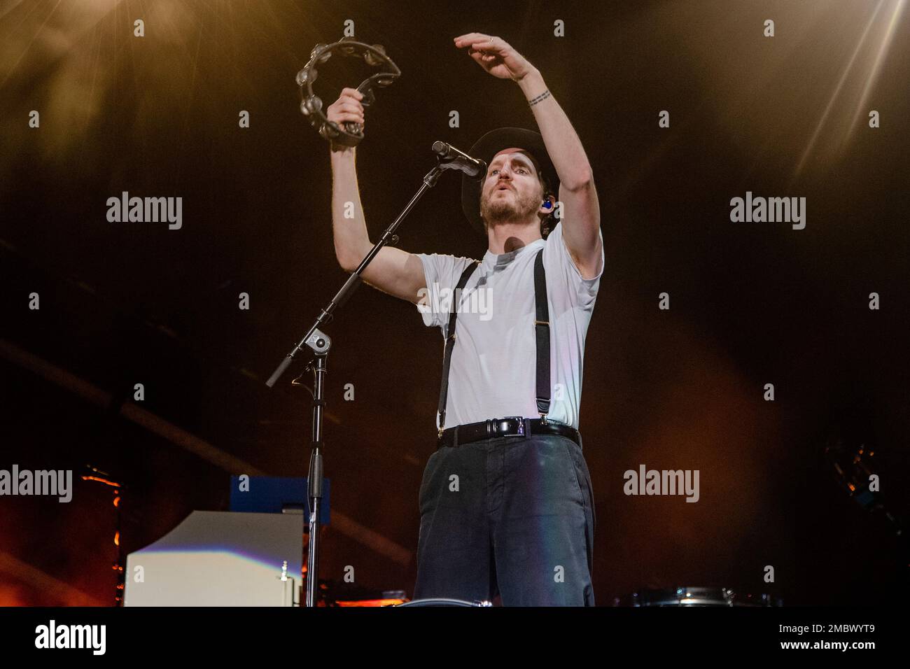 Brandon Miller of The Lumineers performs at the Innings Festival at ...