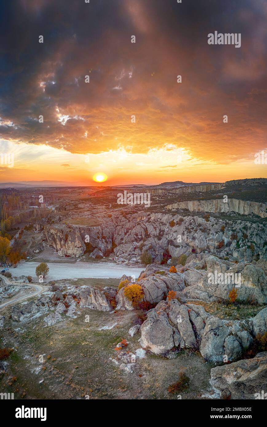 Drone view to the Phrygian valley Stock Photo - Alamy