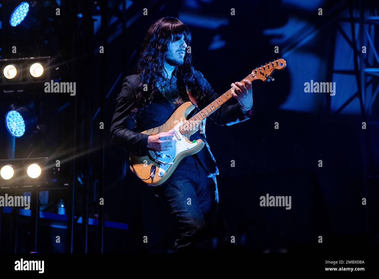 Mark Speer of Khruangbin perform at the Innings Festival at Raymond ...