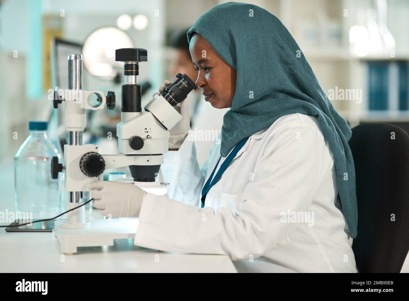 Every idea goes through thorough experimentation. a young scientist ...