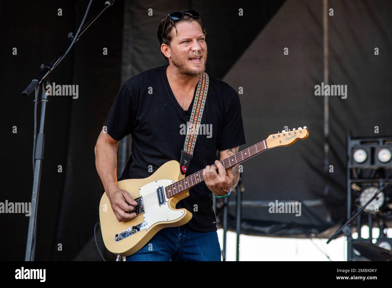 Jake Peavy performs during the All-Star Baseball Jam at the Innings ...