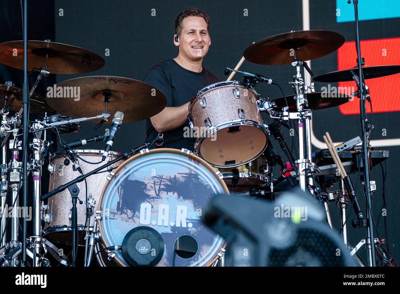 Chris Culos of O.A.R. performs at the Innings Festival at Raymond James ...