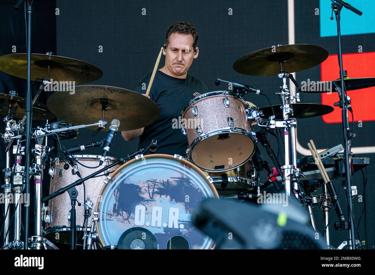 Chris Culos of O.A.R. performs at the Innings Festival at Raymond James ...