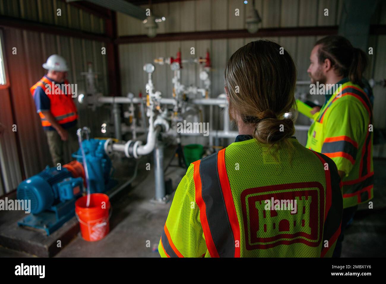 Members from the Special Projects Branch Fuels Section, Defense Fuels ...