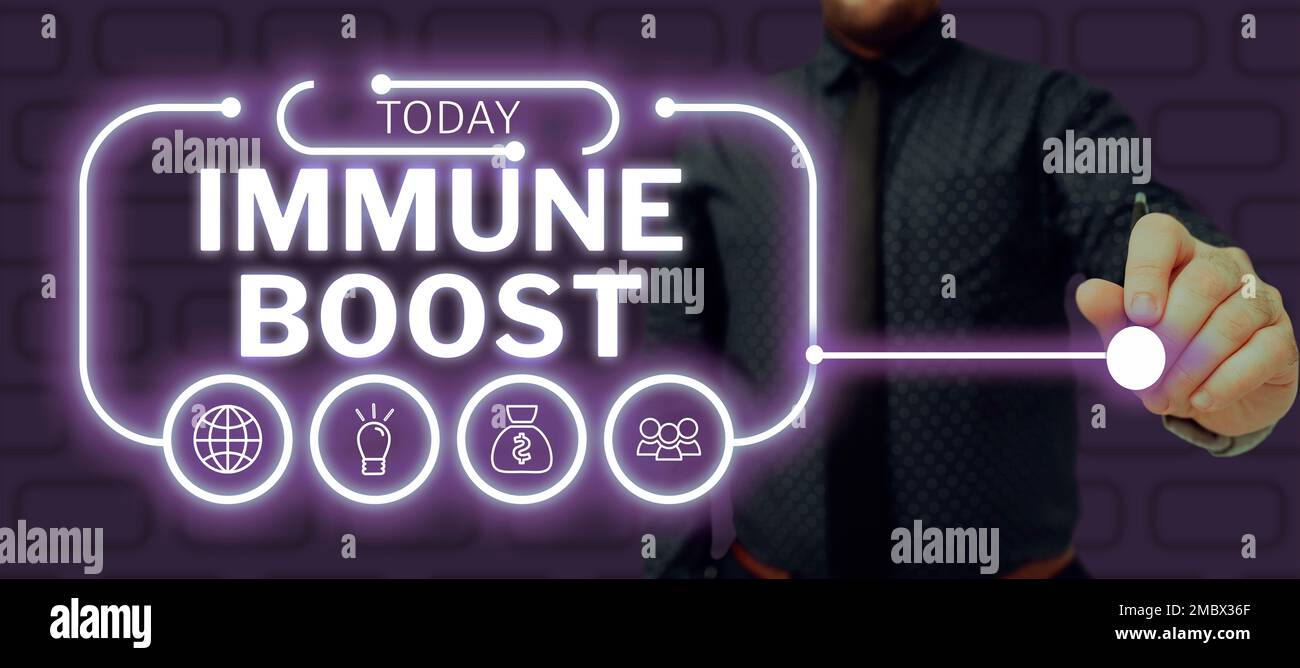 Writing displaying text Immune Boost. Conceptual photo being able to ... Writing displaying text Immune Boost. Conceptual photo being able to ...