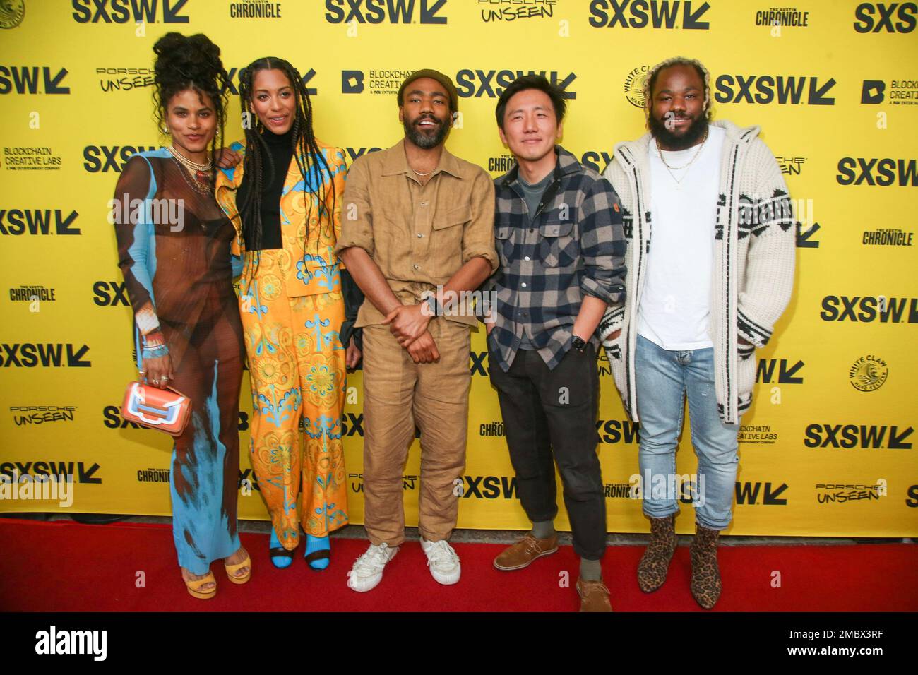 Zazie Beetz, Stefani Robinson, Donald Glover, Hiro Murai and Stephen ...