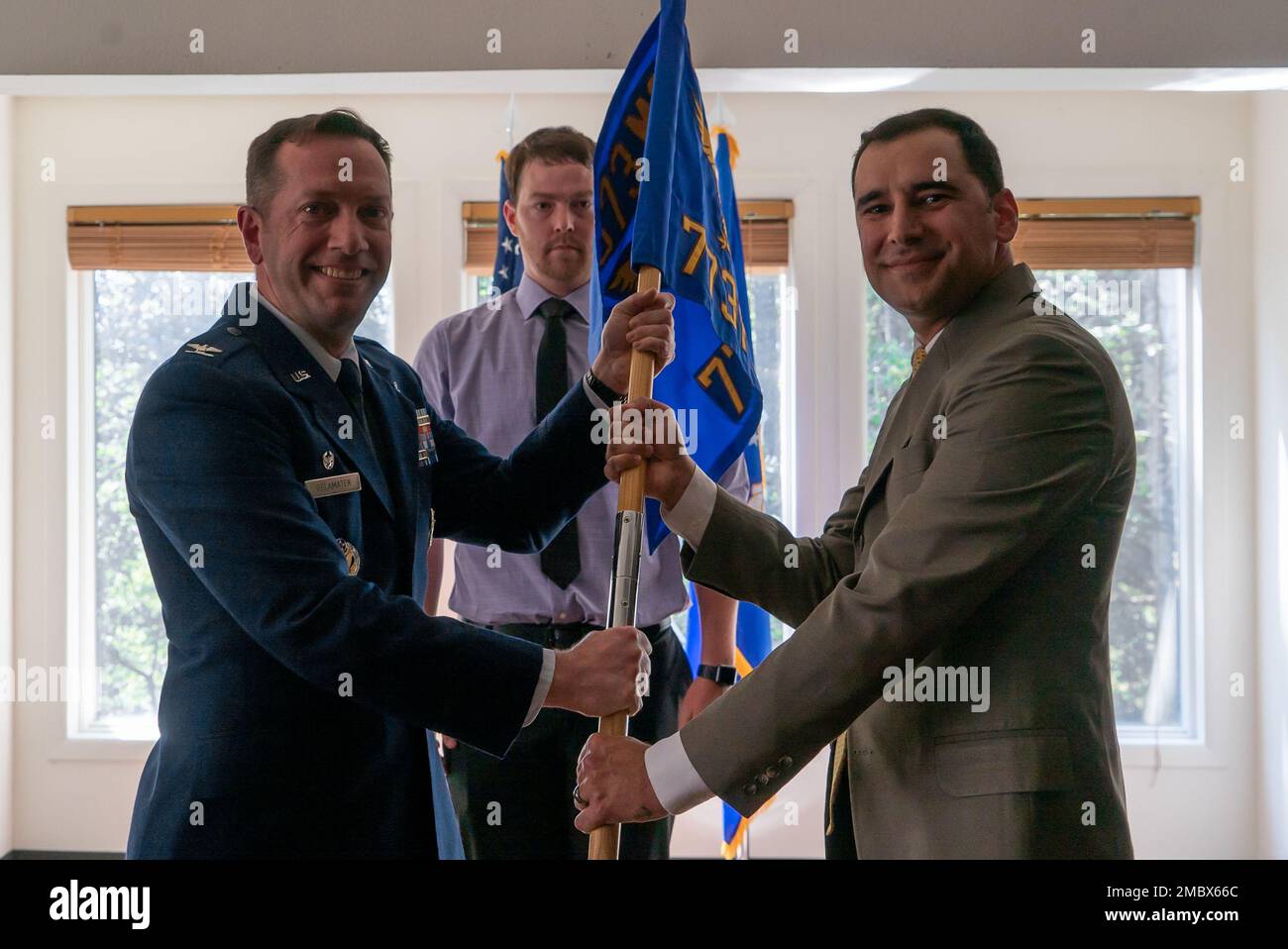 U.S. Air Force Col. Jason Delamater, the former 673d Mission Support ...