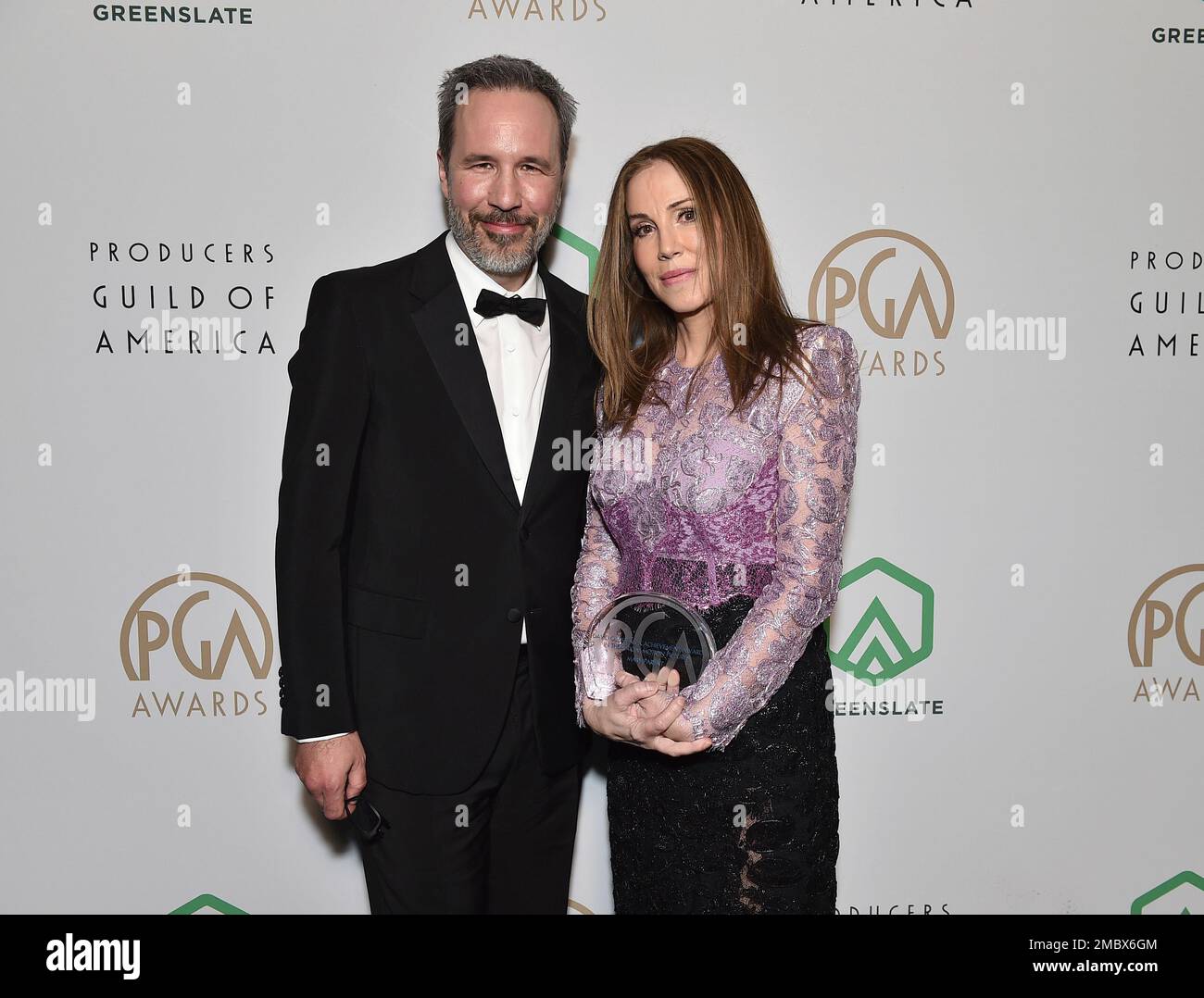 Denis Villeneuve, left, and Mary Parent winner of the David O. Selznick ...