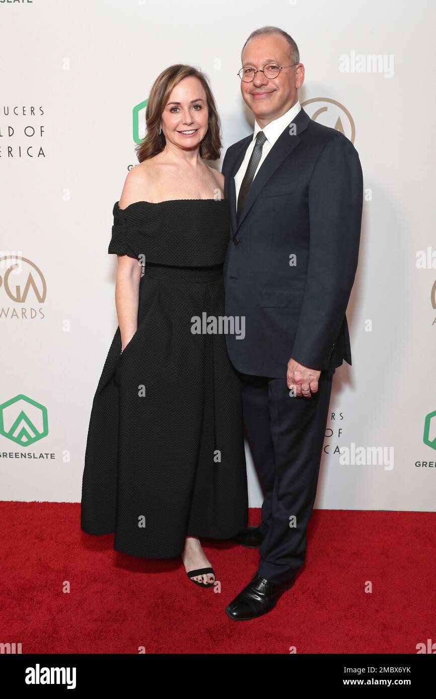 Kristie Macosko Krieger, left, and Mark Krieger arrive at the 33rd ...