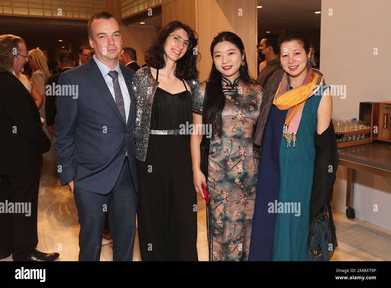 Nathan Truesdell, from left, Kira Simon-Kennedy, Maggie Li and Jessica ...
