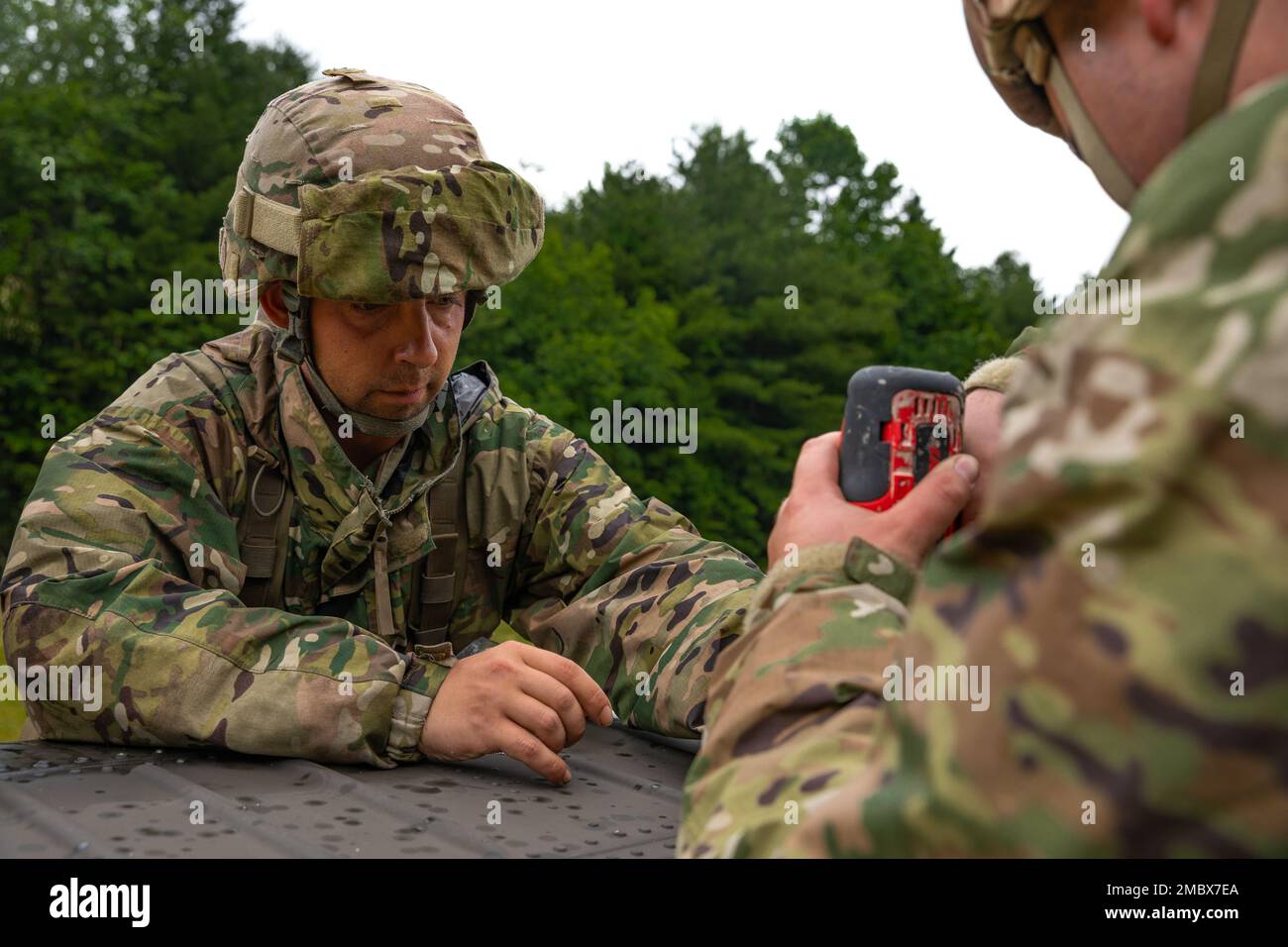 U.S. Army Staff Sgt. David Krug, an aircraft structural repairer ...