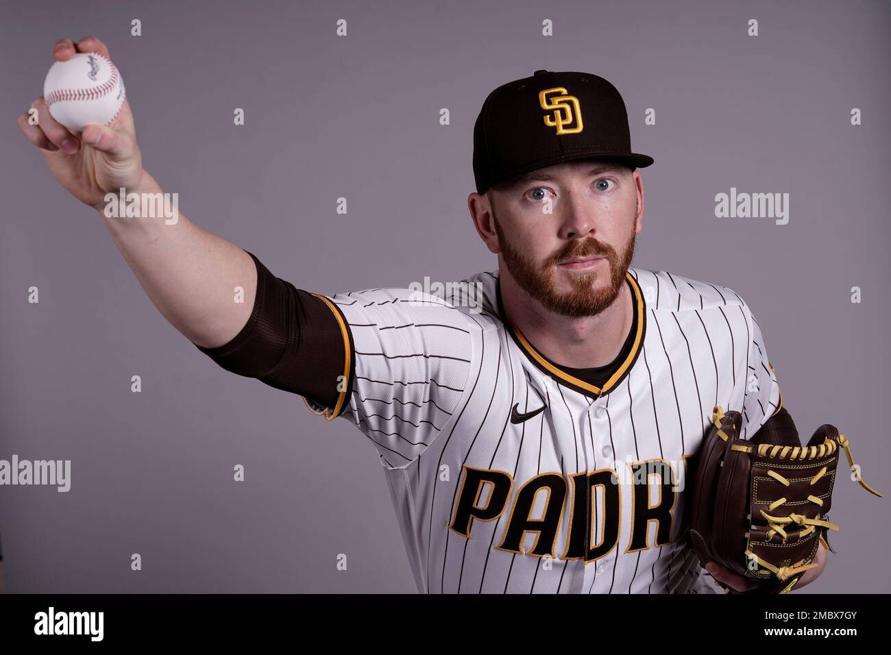 This is a 2022 photo of Steven Wilson of the San Diego Padres baseball ...