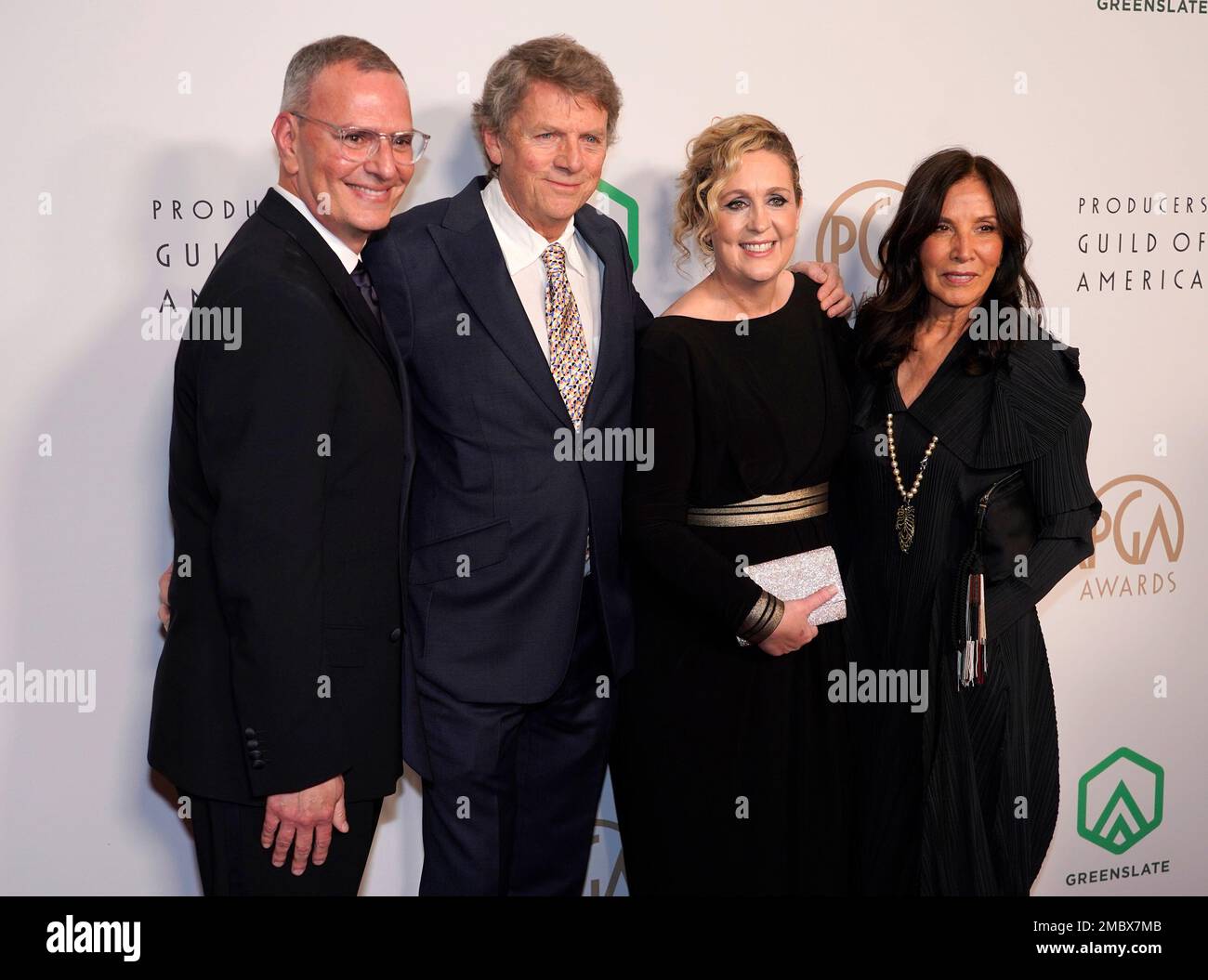 Ken Kamins, from left, Jonathan Clyde, Clare Olssen and Olivia Harrison ...