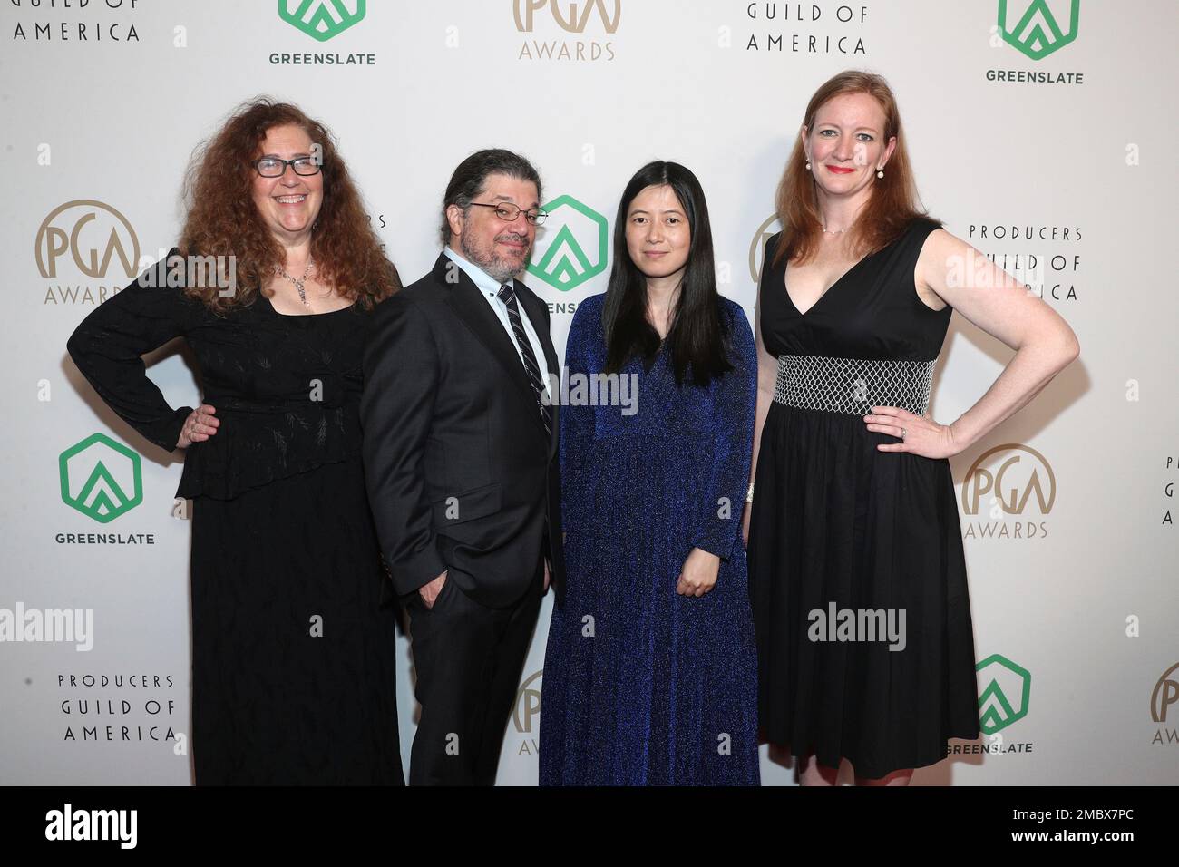 Julie Goldman, from left, Christopher Clements, Jialing Zhang and ...