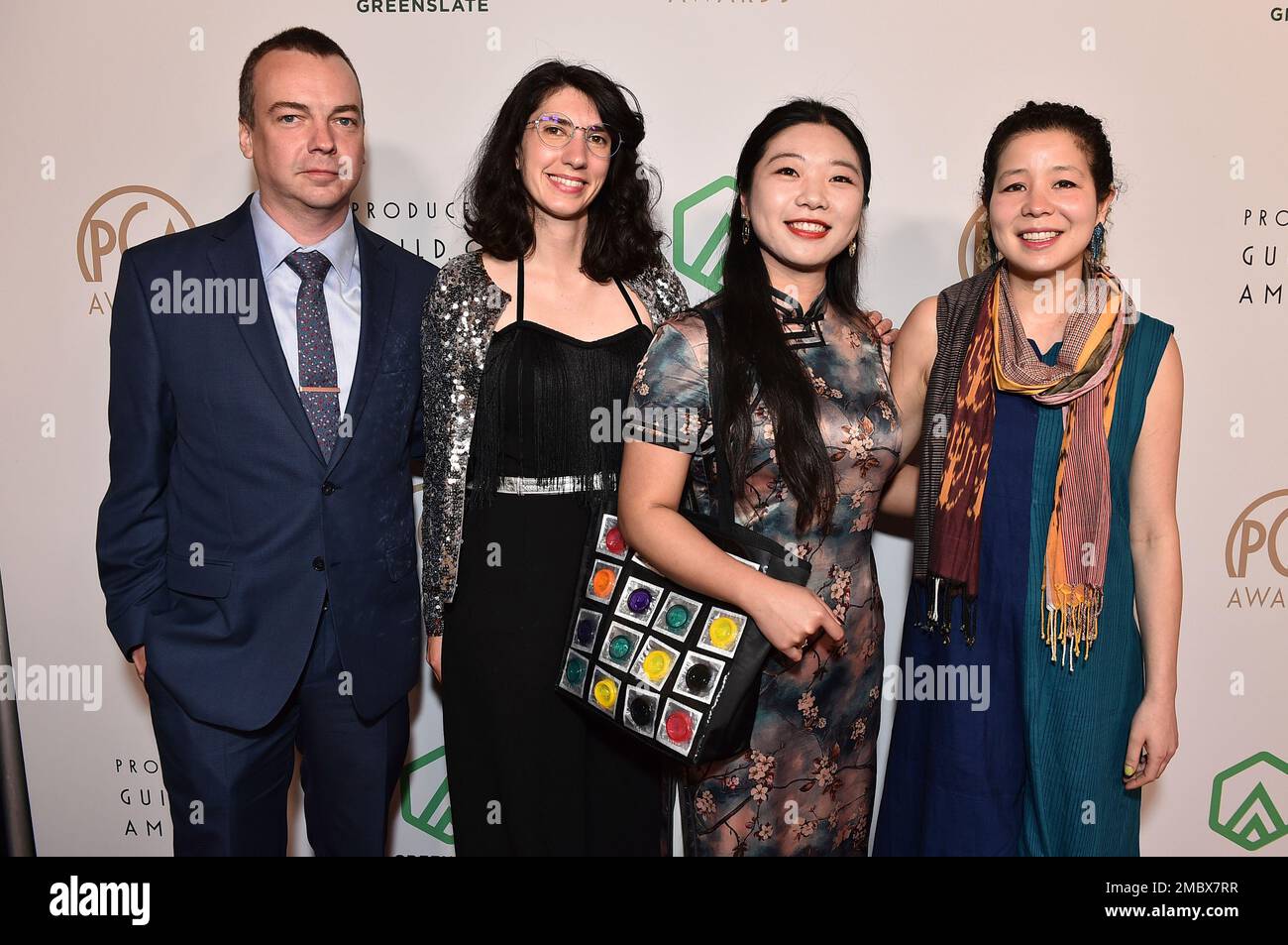 Nathan Truesdell, from left, Kira Simon-Kennedy, Maggie Li and Jessica ...