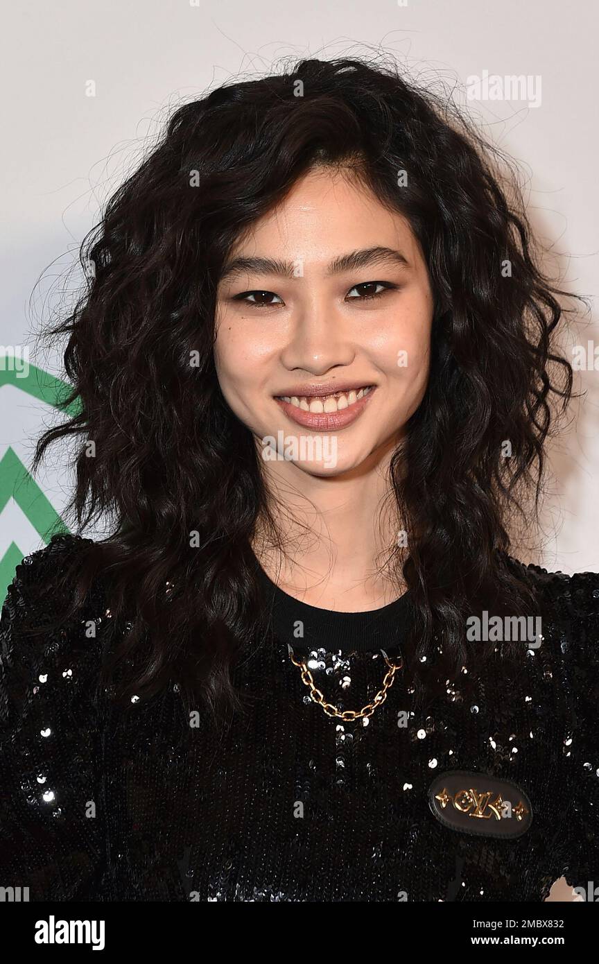 HoYeon Jung arrives at the 33rd Annual Producers Guild Awards at the ...