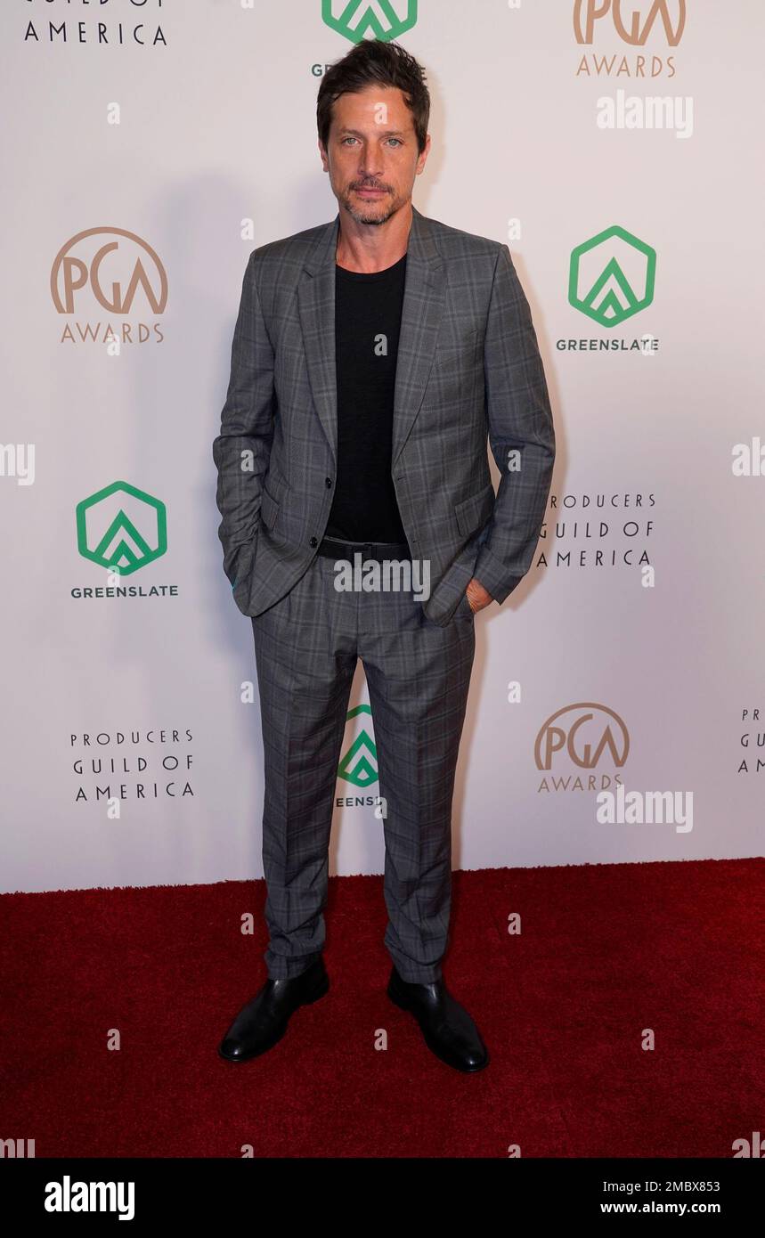 Simon Rex arrives at the 33rd annual Producers Guild Awards on Saturday ...