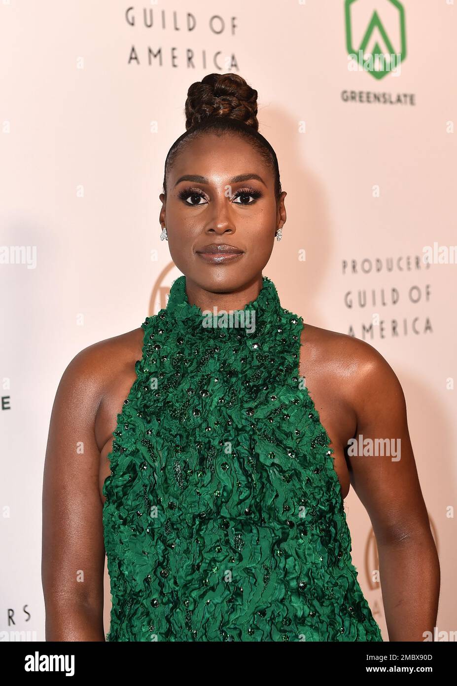 Issa Rae arrives at the 33rd Annual Producers Guild Awards at the ...