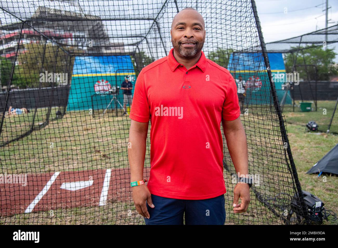 Ray Lankford poses for a photo at the Innings Festival at Raymond James ...