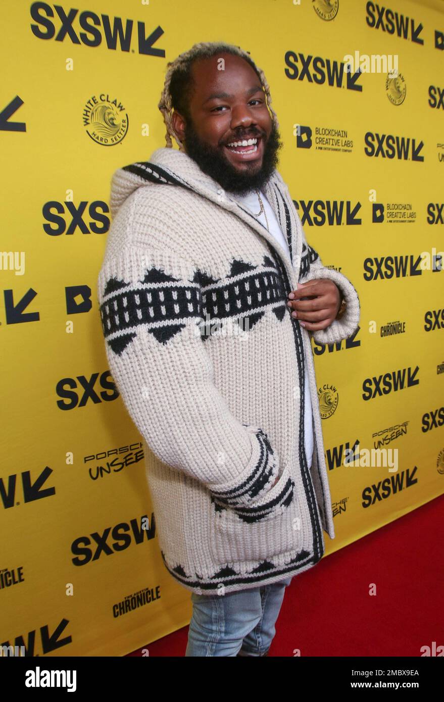 Series writer Stephen Glover arrives for the "Atlanta" third season ...