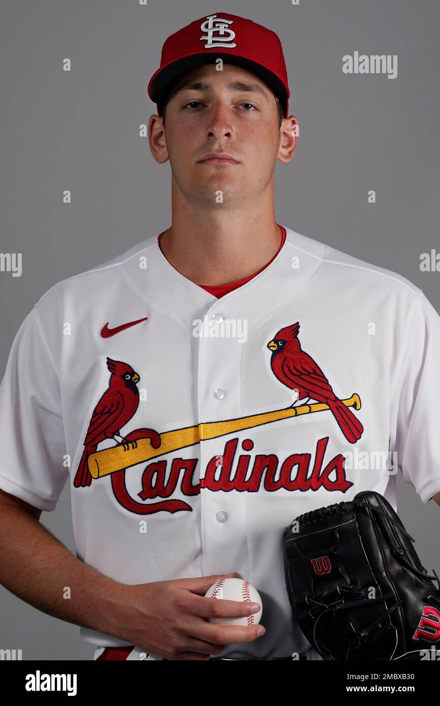 This is a 2022 photo of Andre Pallante of the St. Louis Cardinals ...