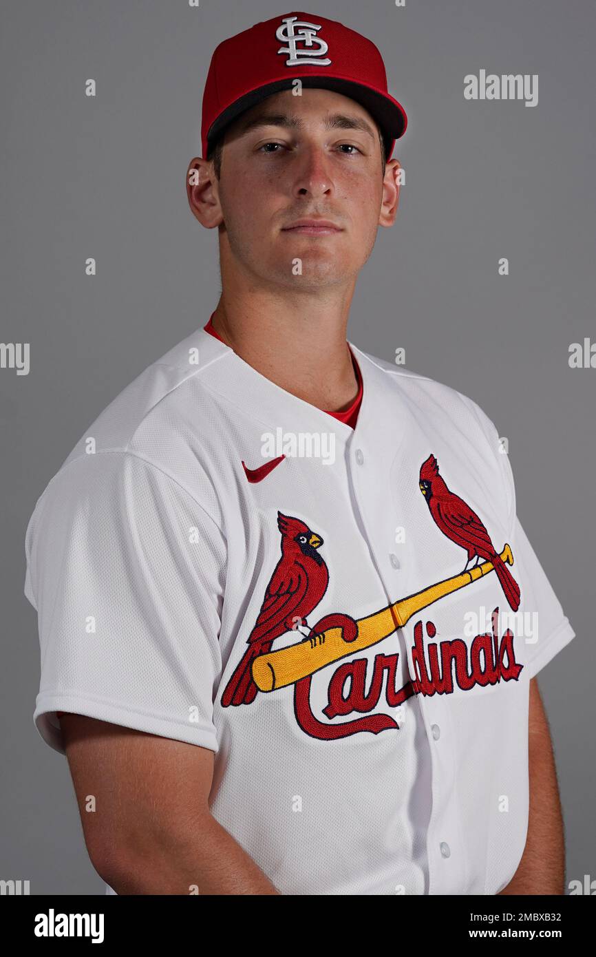 This is a 2022 photo of Andre Pallante of the St. Louis Cardinals ...