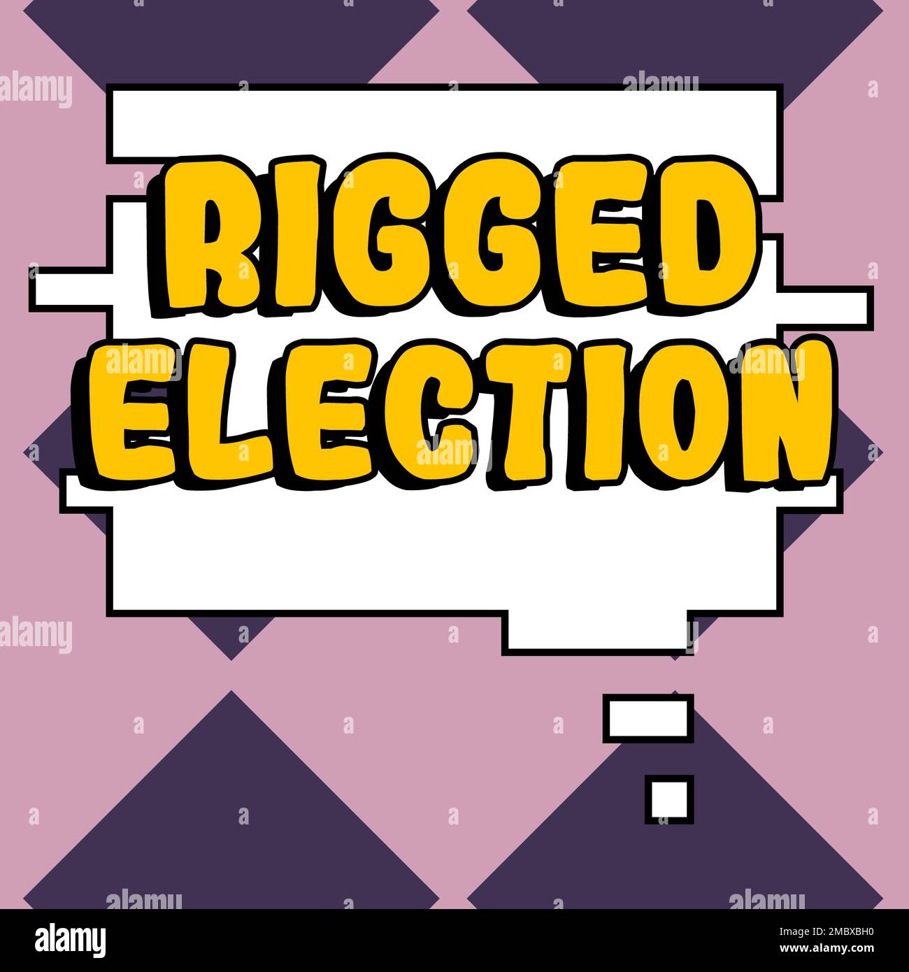 Conceptual caption Rigged Election. Word for Manage drilling operations ...