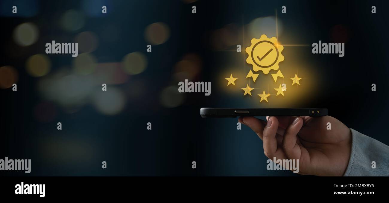 A quality 5-star businessman Guaranteed ISO certification, certifying ...