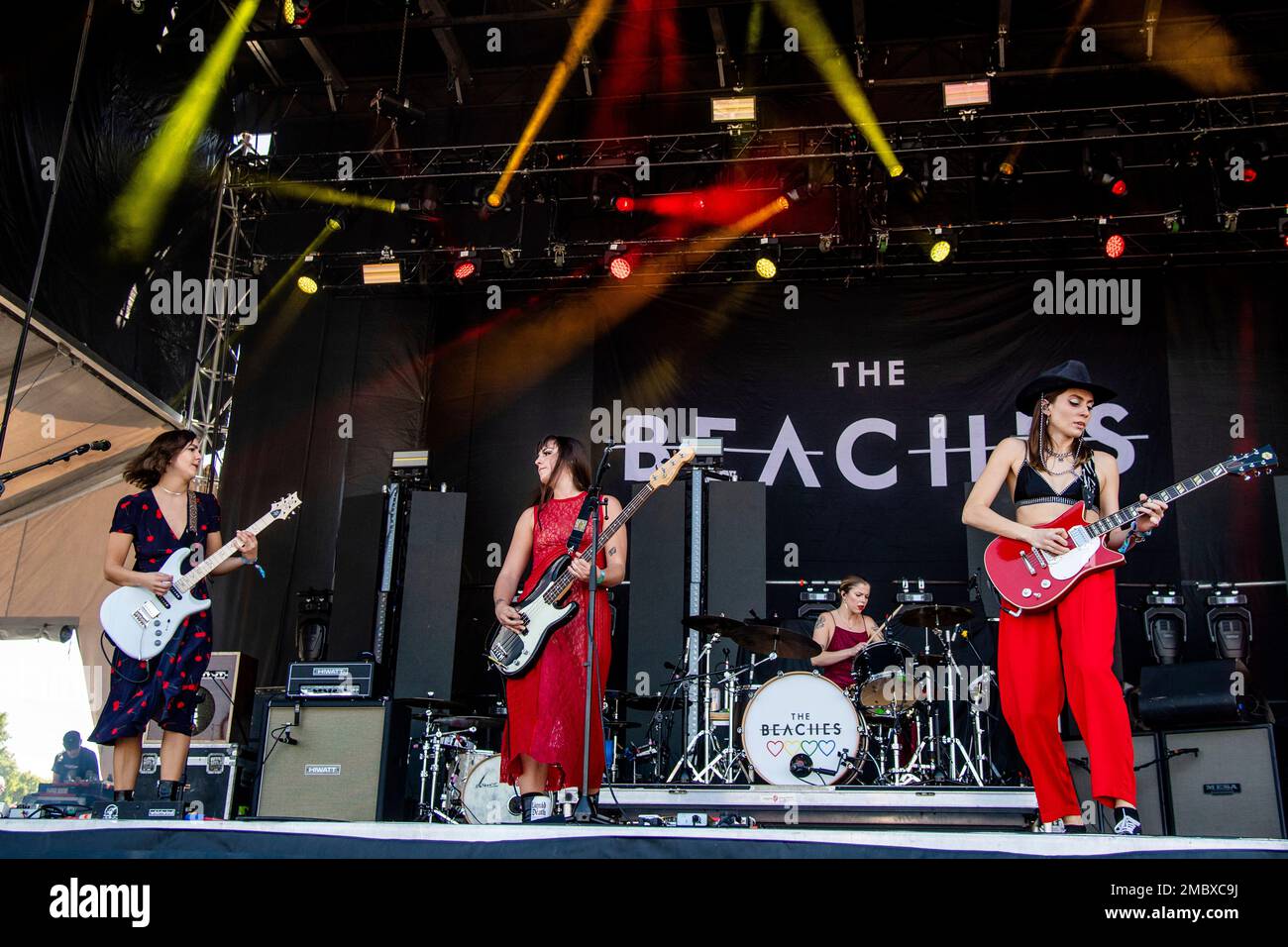 Kylie Miller, from left, Jordan Miller, Eliza Enman-McDaniel, and ...
