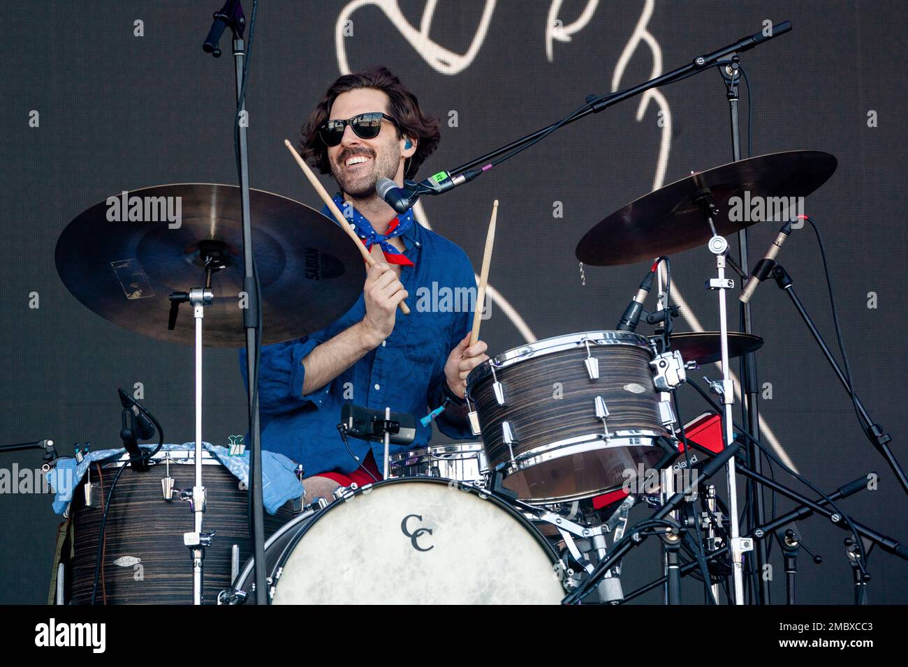 Keith Carne of We Are Scientists performs at Innings Festival at ...