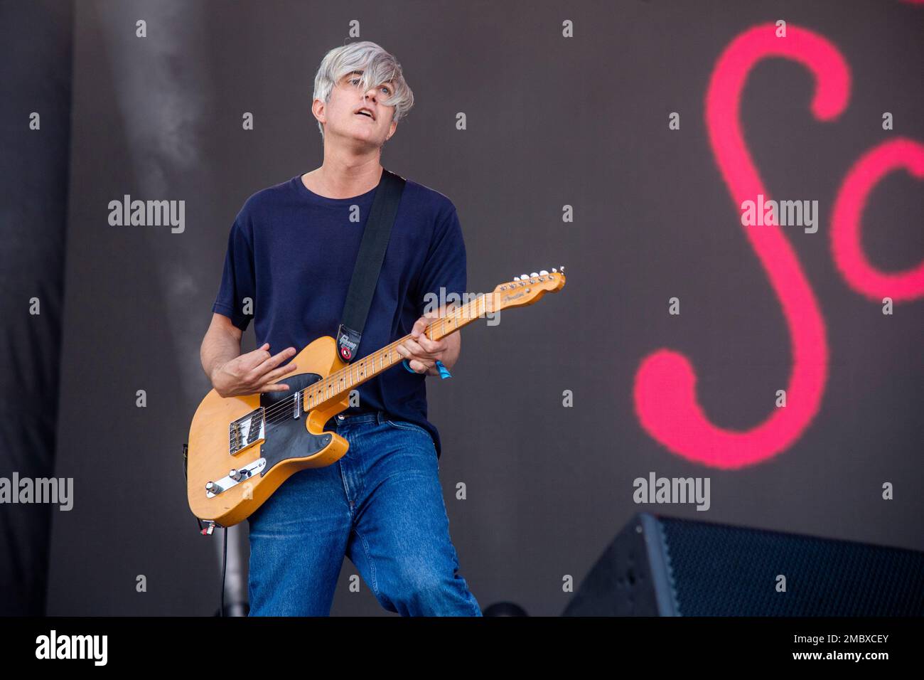 Keith Murray of We Are Scientists performs at Innings Festival at ...