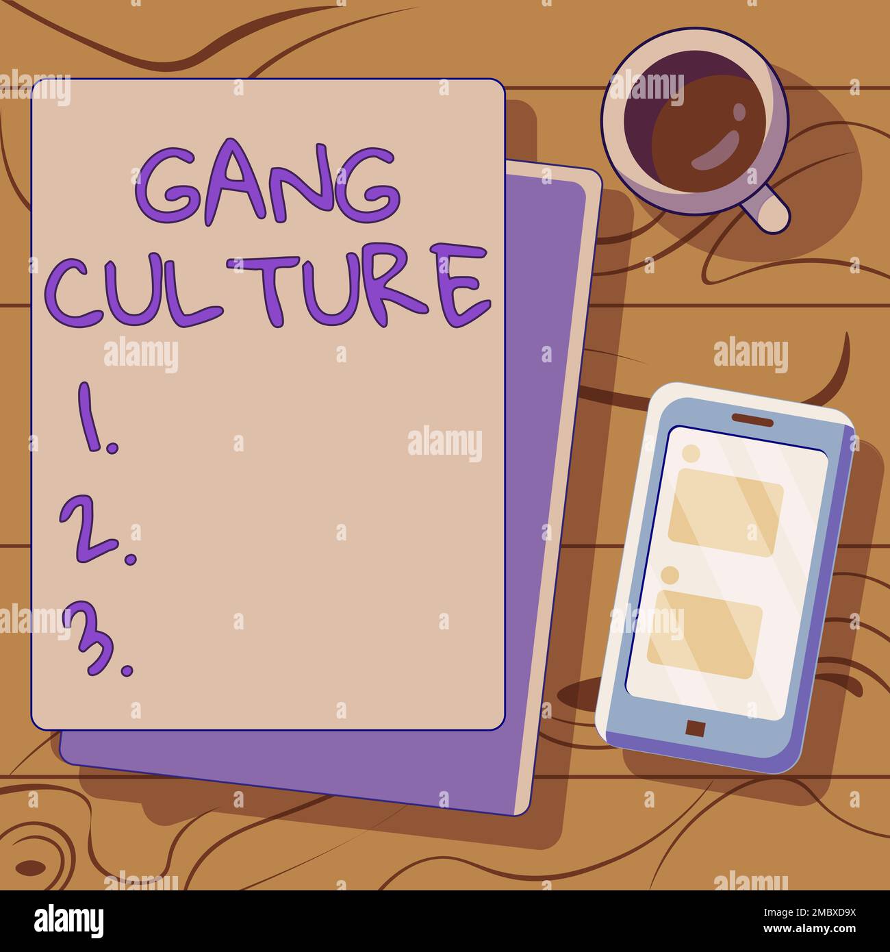 Conceptual caption Gang Culture. Business approach particular ...