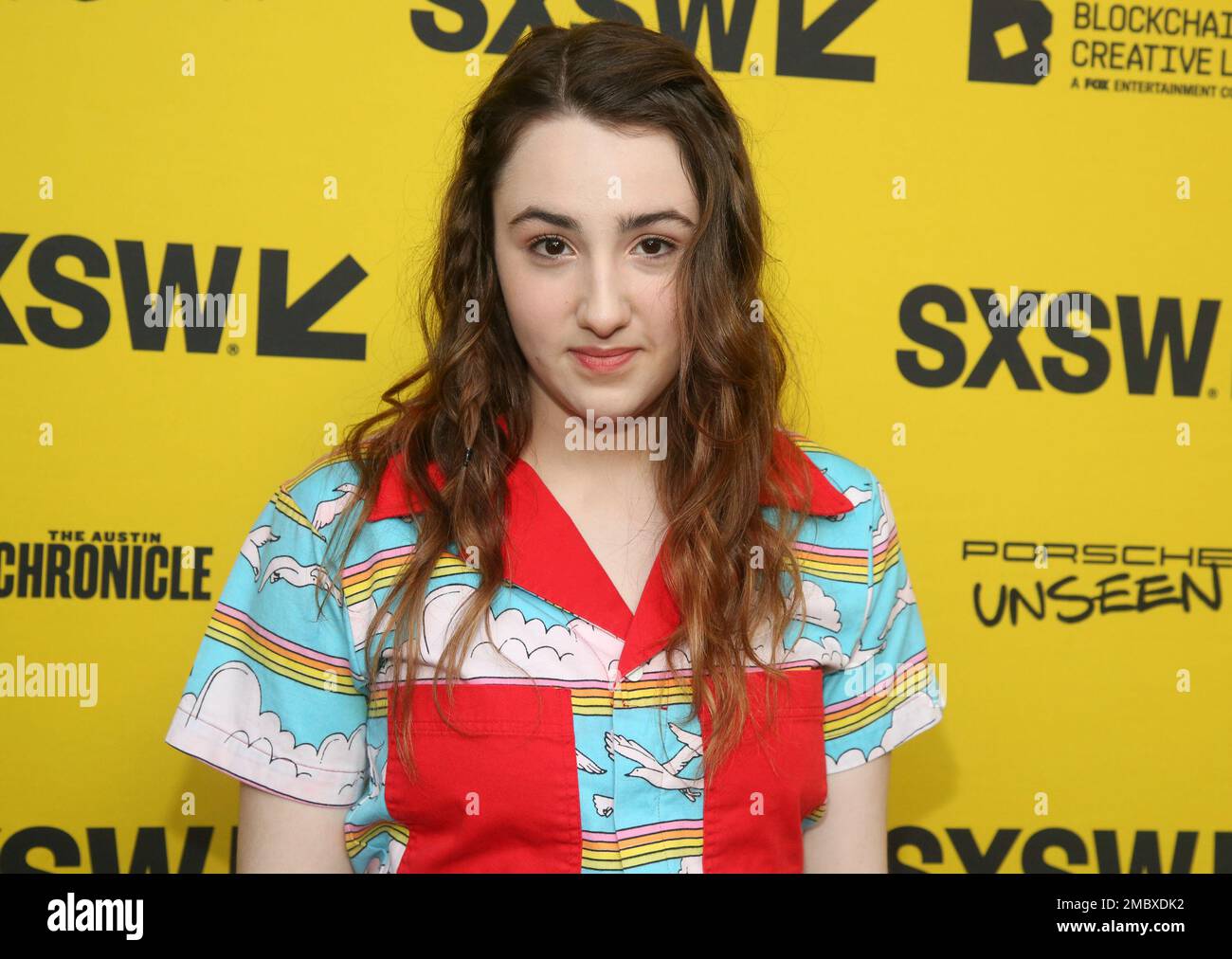 Vanessa Burghardt arrives for the Texas premiere of "Cha Cha Real ...