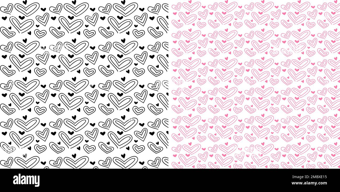 Girl black white doodle Stock Vector Images - Alamy