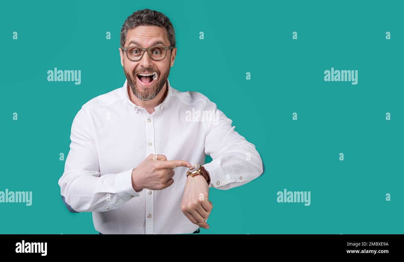 Punctual men hi-res stock photography and images - Alamy