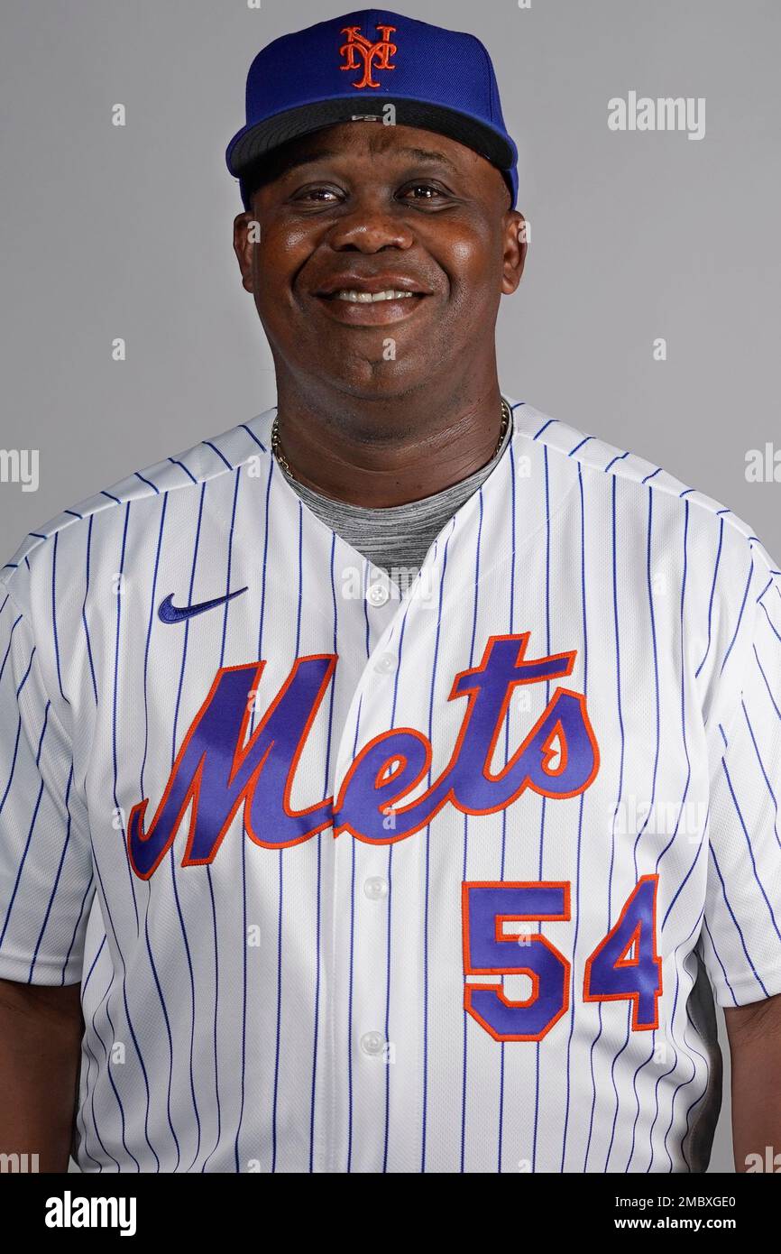 This is a 2022 photo of Wayne Kirby, first base coach of the New York ...