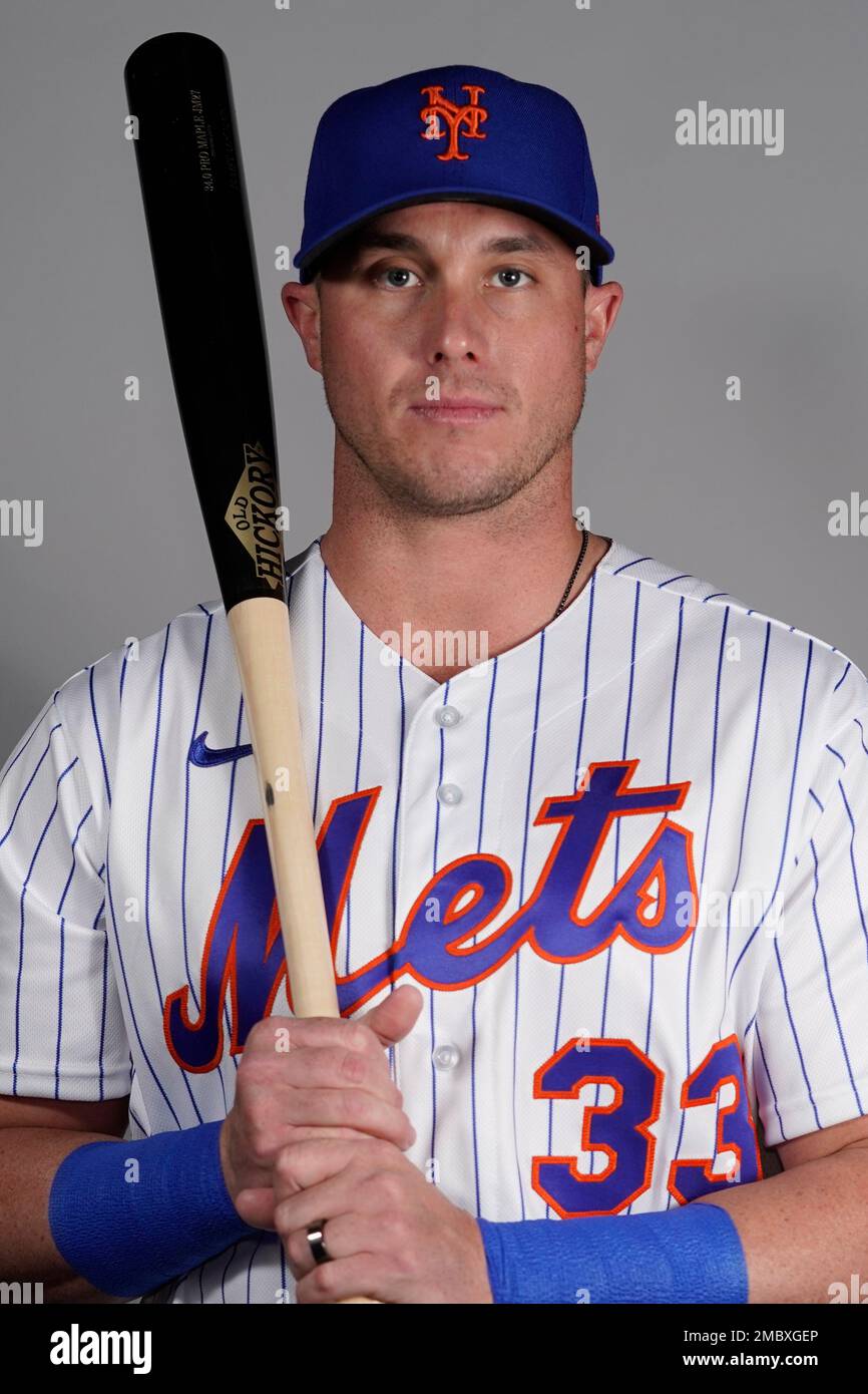 This is a 2022 photo of James McCann of the New York Mets baseball team ...