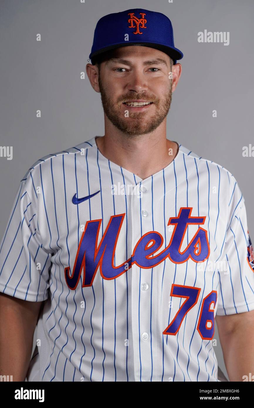 This is a 2022 photo of Patrick Mazeika of the New York Mets baseball ...