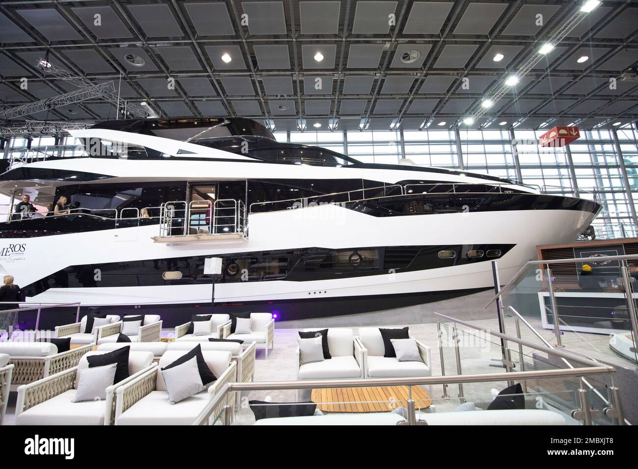 The Sunseeker 95, at 28 meters the longest superyacht at Boot, Boot ...