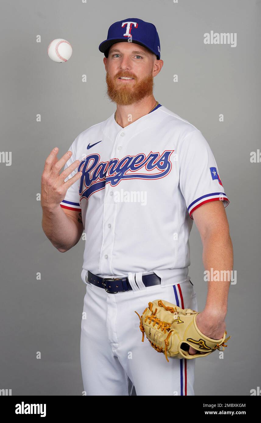 This is a 2022 photo of Jon Gray of the Texas Rangers' baseball team ...