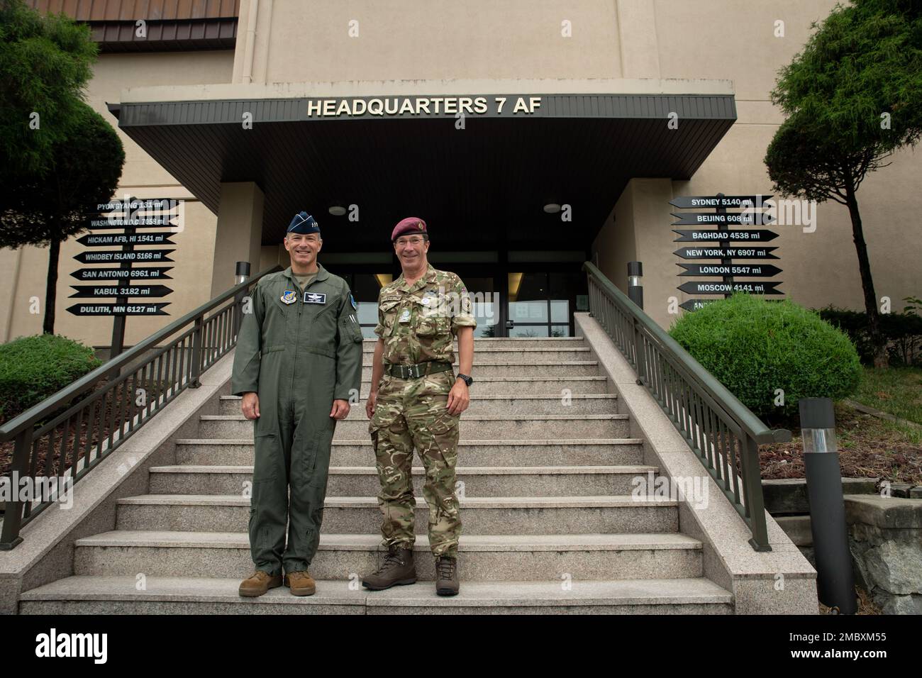 U.S. Air Force Lt. Gen. Scott L. Pleus, Seventh Air Force (7th AF ...