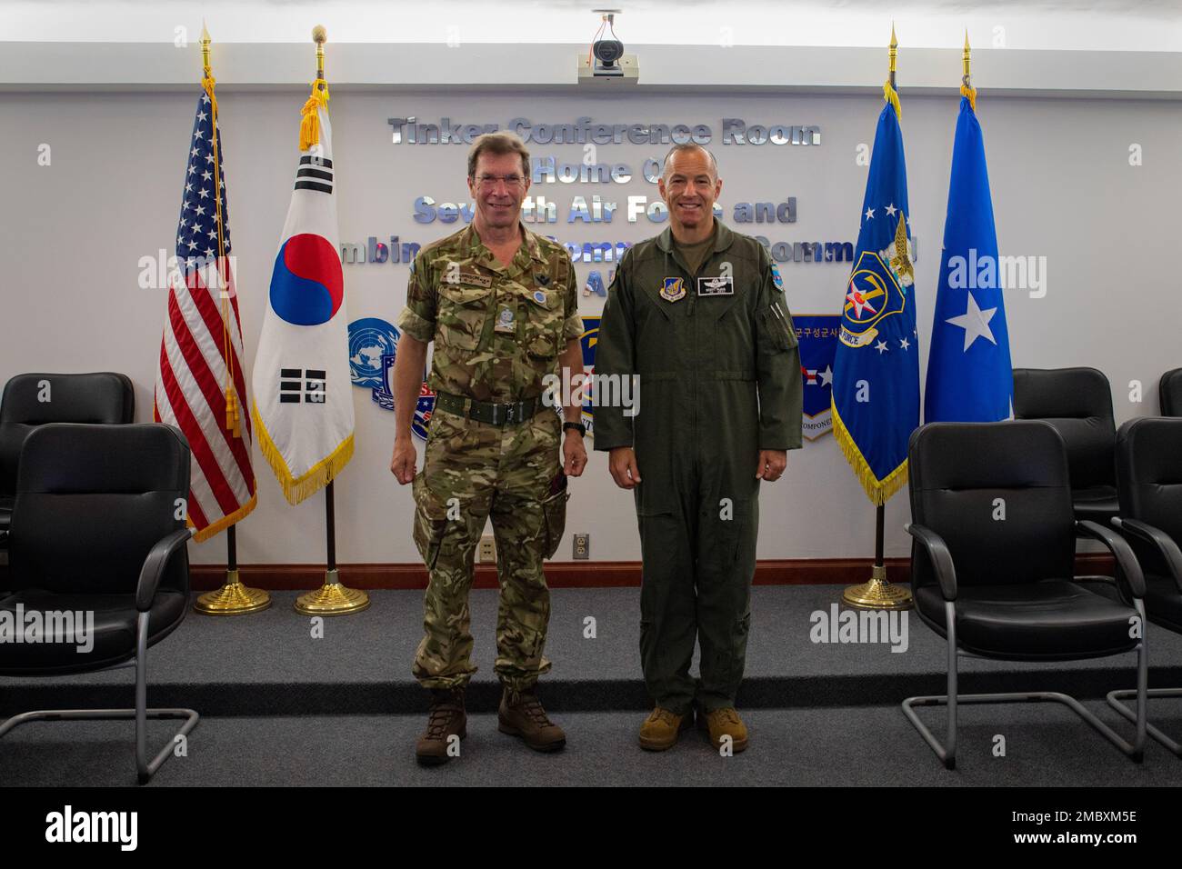 U.S. Air Force Lt. Gen. Scott L. Pleus, Seventh Air Force (7th AF ...