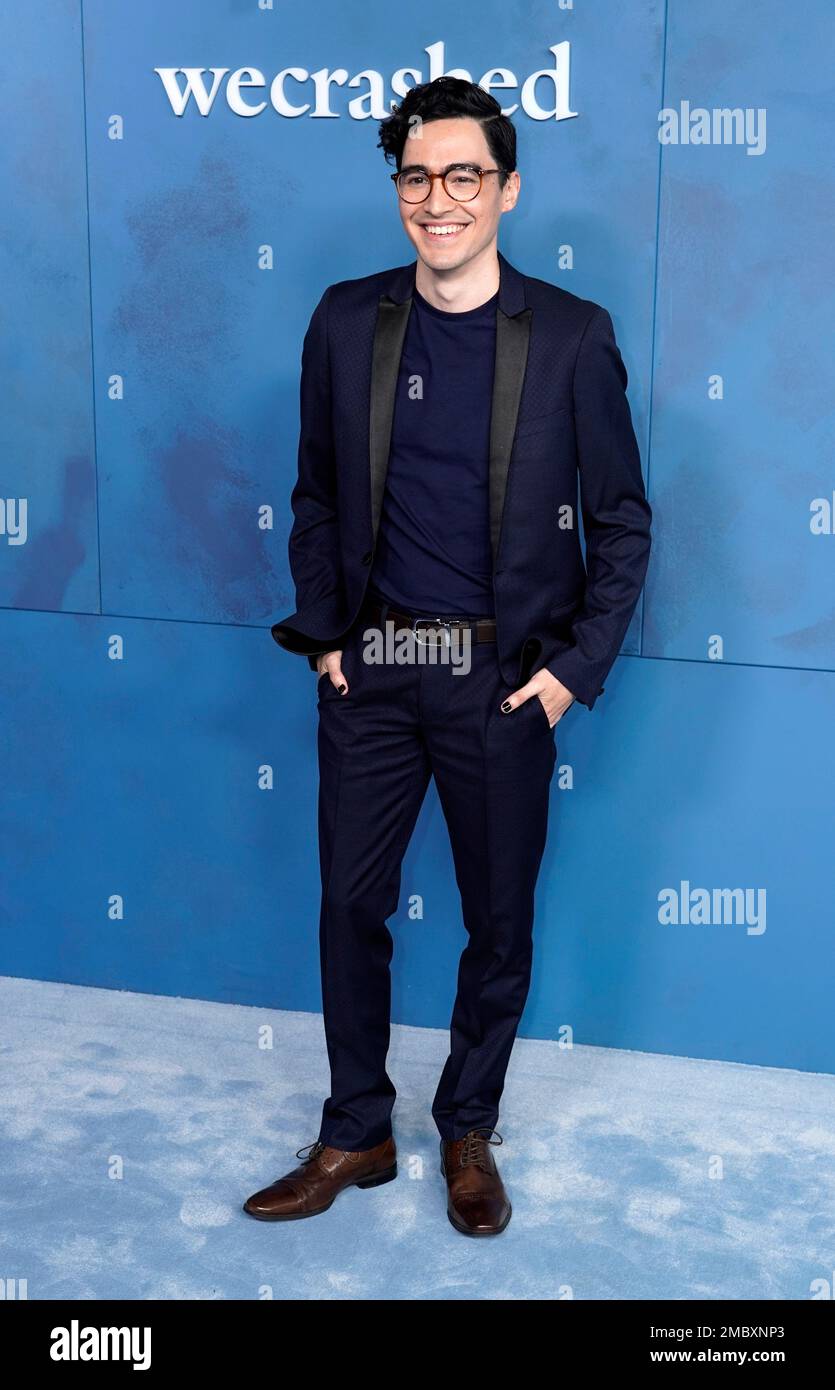 Troy Iwata poses at the global premiere of the Apple TV+ miniseries ...