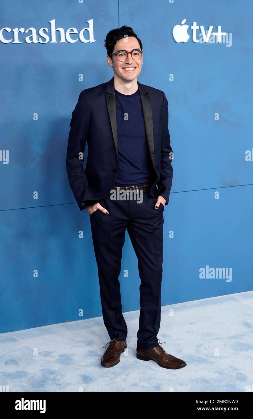 Troy Iwata poses at the global premiere of the Apple TV+ miniseries ...