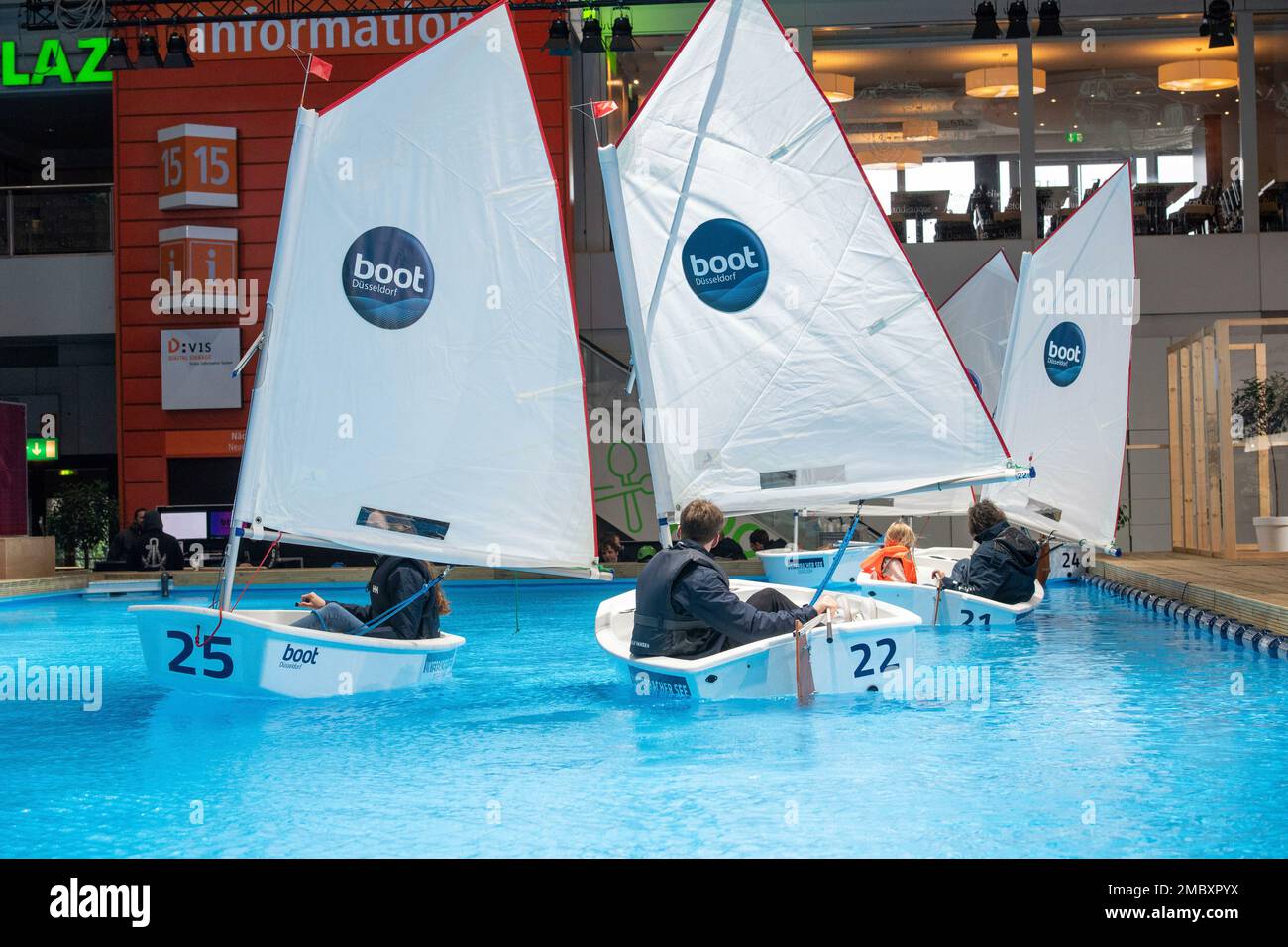 Learn to sail at Boot in Hall 15, general, feature, marginal motif ...