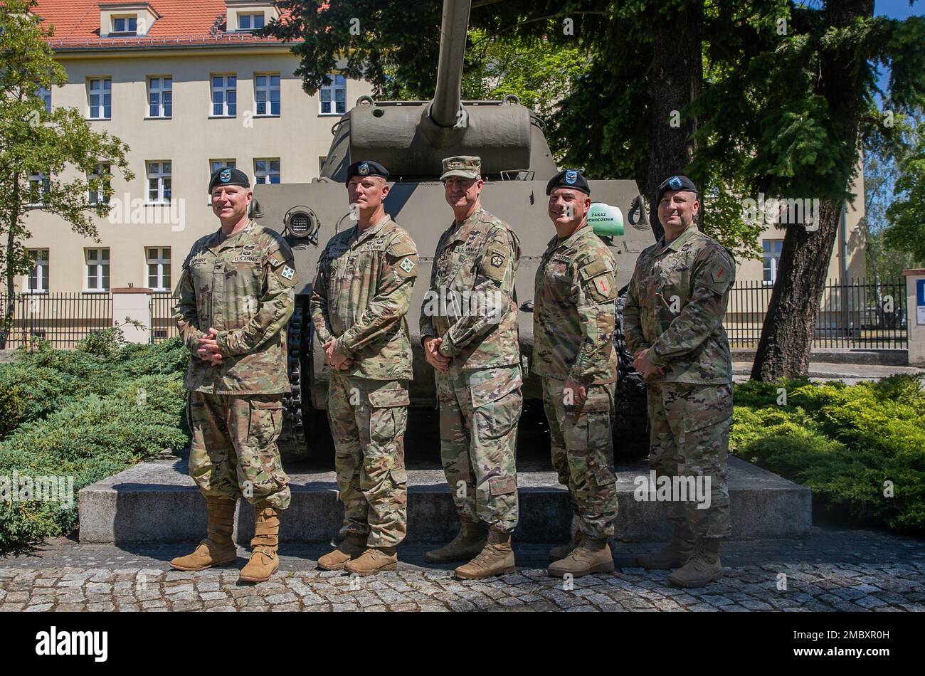 From left, U.S. Army Col. Stephen Capehart, Command Sgt. Maj. Kenneth ...