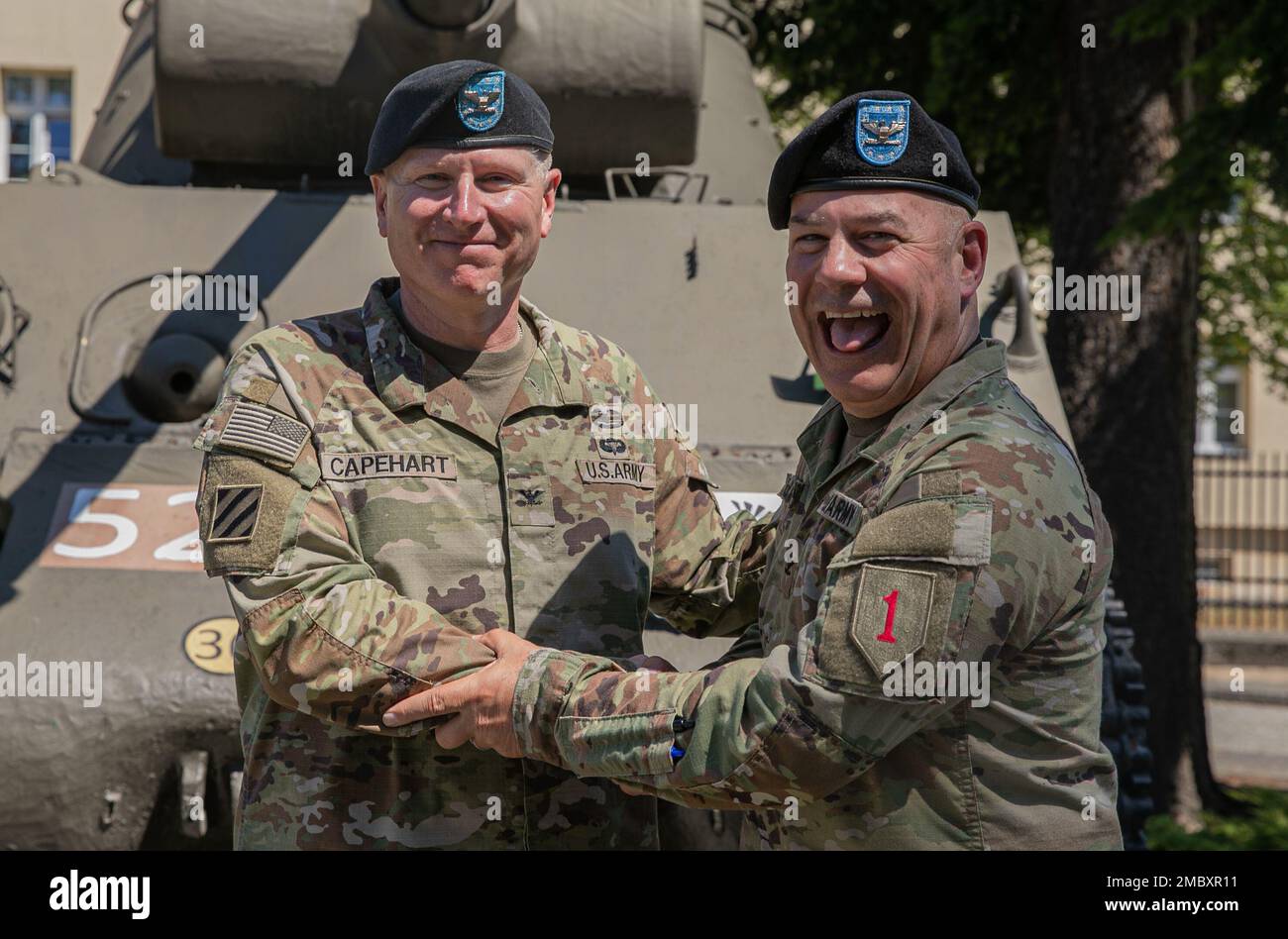 U.S. Army Col. Stephen Capehart, commander of the 3rd Armored Brigade ...