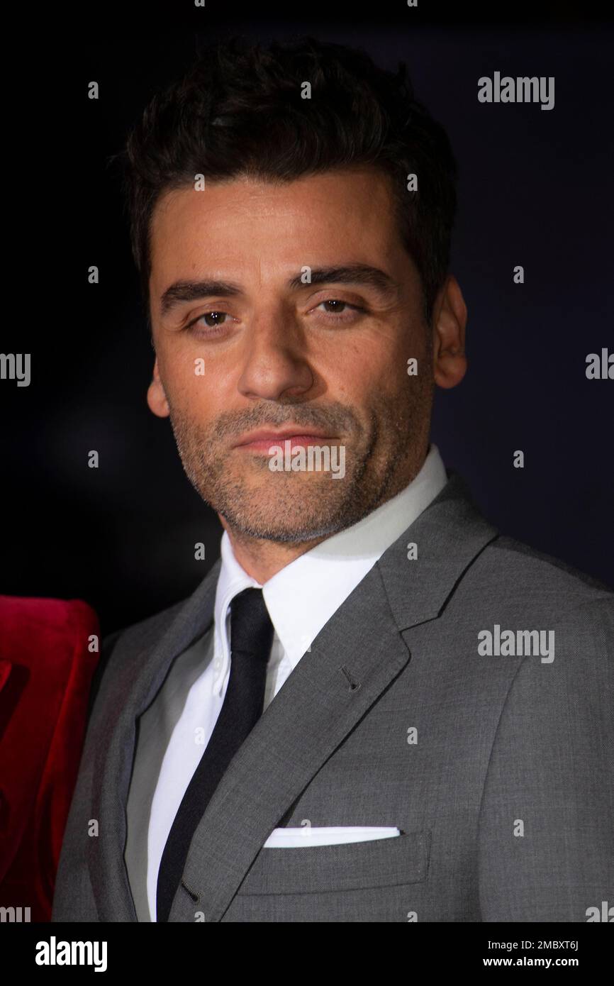 Oscar Isaac poses for photographers upon arrival for the special ...