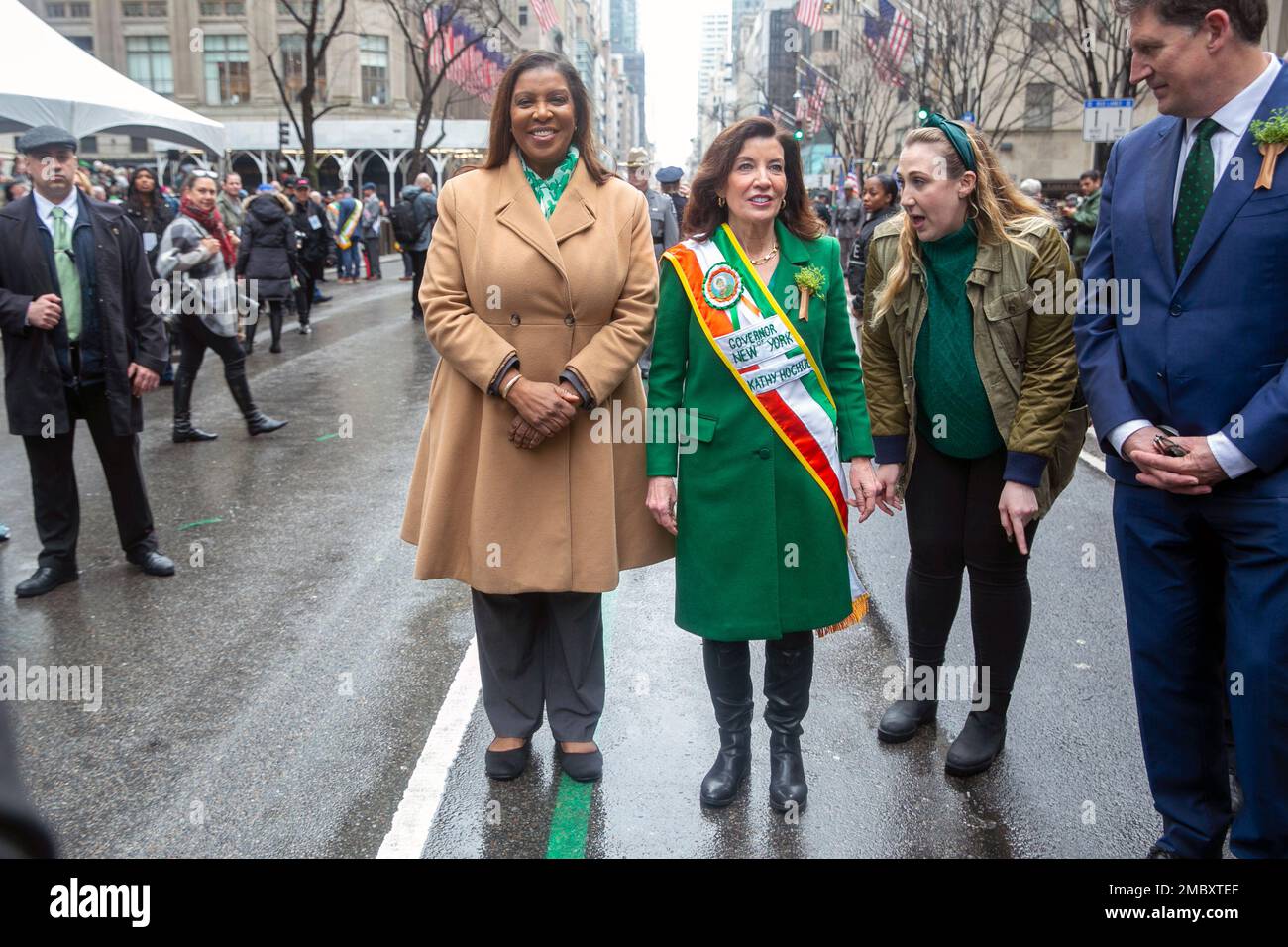 New York Governor Kathy Hochul and Attorney General of New York Letitia ...